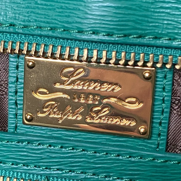 Ralph Lauren | Bags | Ralph Lauren Sloan Street Tote In Green Leather ...